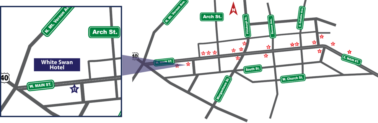 White Swan Hotel | Uniontown Historic Walking Tour